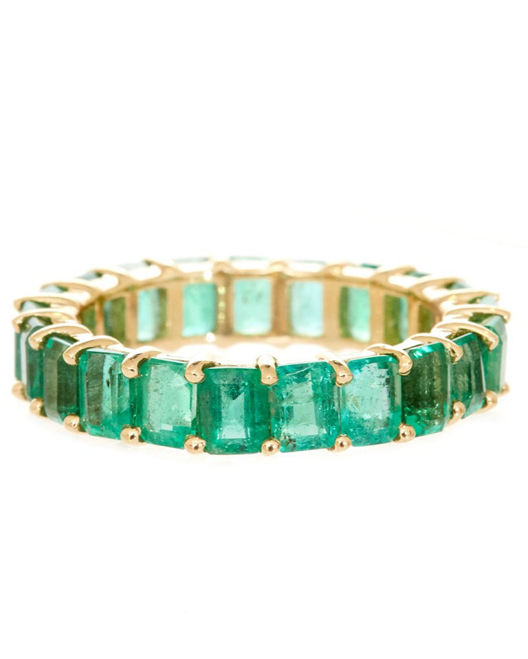 Emerald Khan Eternity Ring – Kai Linz