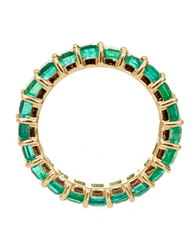 Emerald Khan Eternity Ring – Kai Linz